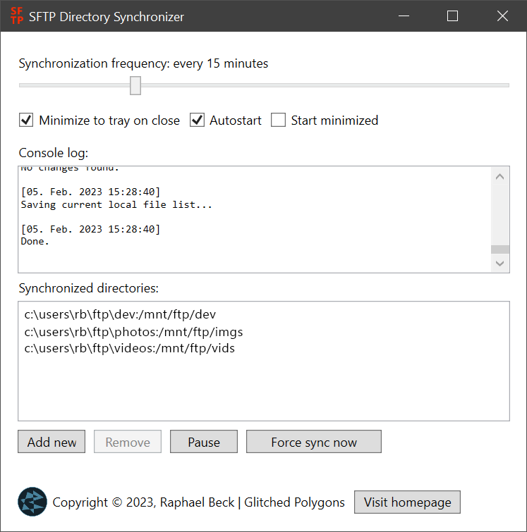 GlitchedPolygons/DirSyncSFTP: Windows Explorer integration for SFTP directories. Raw and simple ...